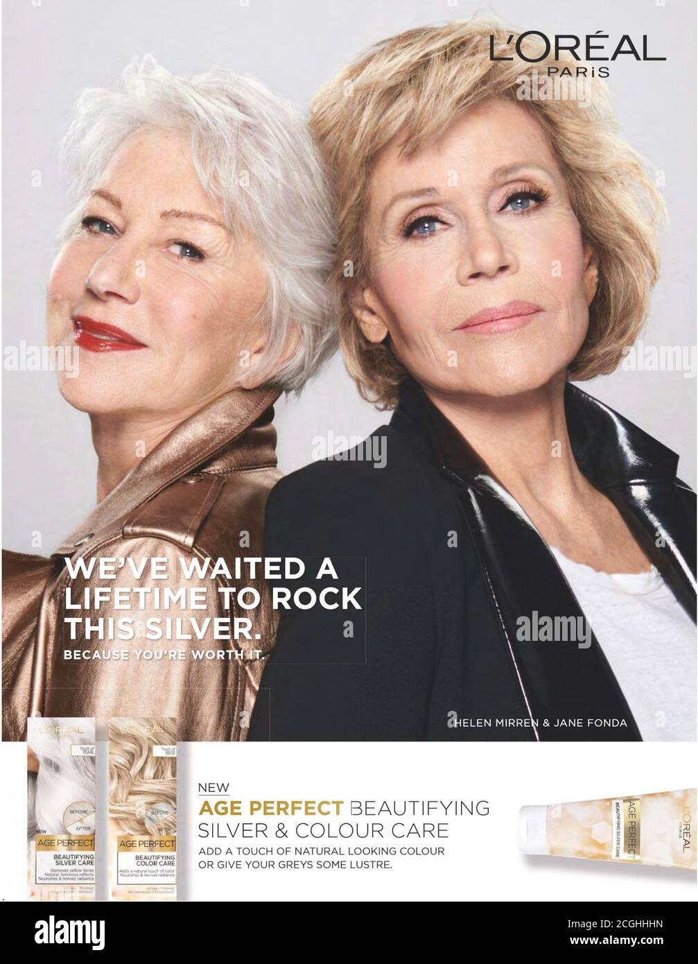 2010s uk loreal magazine advert hi-res stock photography and images - Alamy