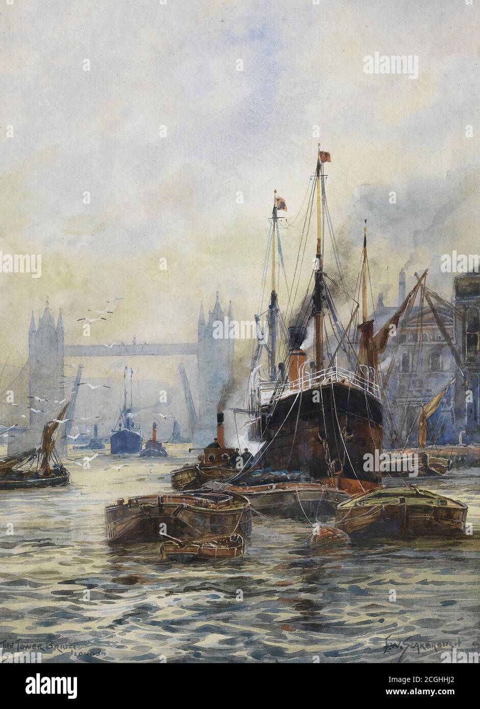 Scarborough Frederick William - the Tower Bridge London 1 - British ...