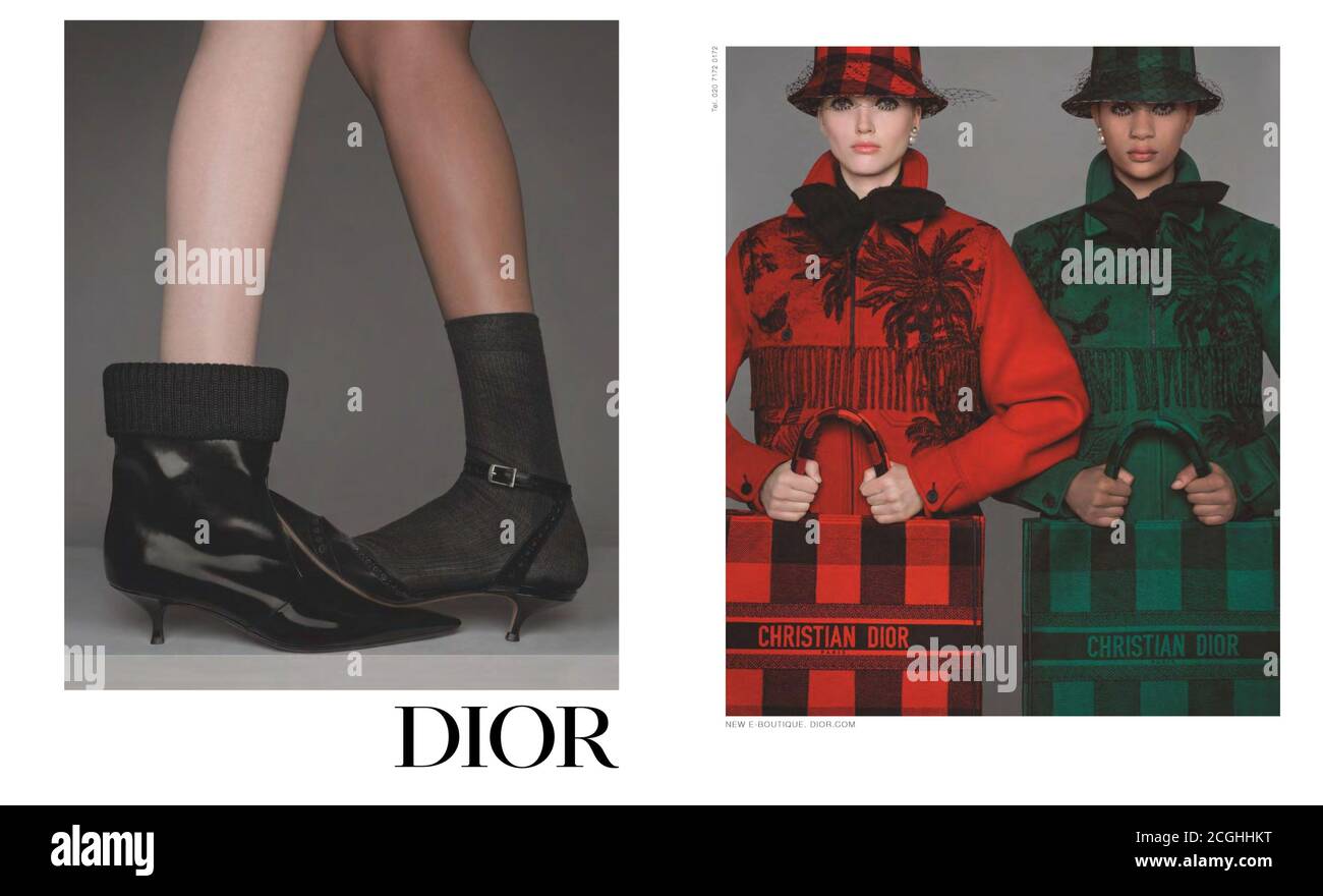 2010s UK Christian Dior Magazine Advert Stock Photo - Alamy