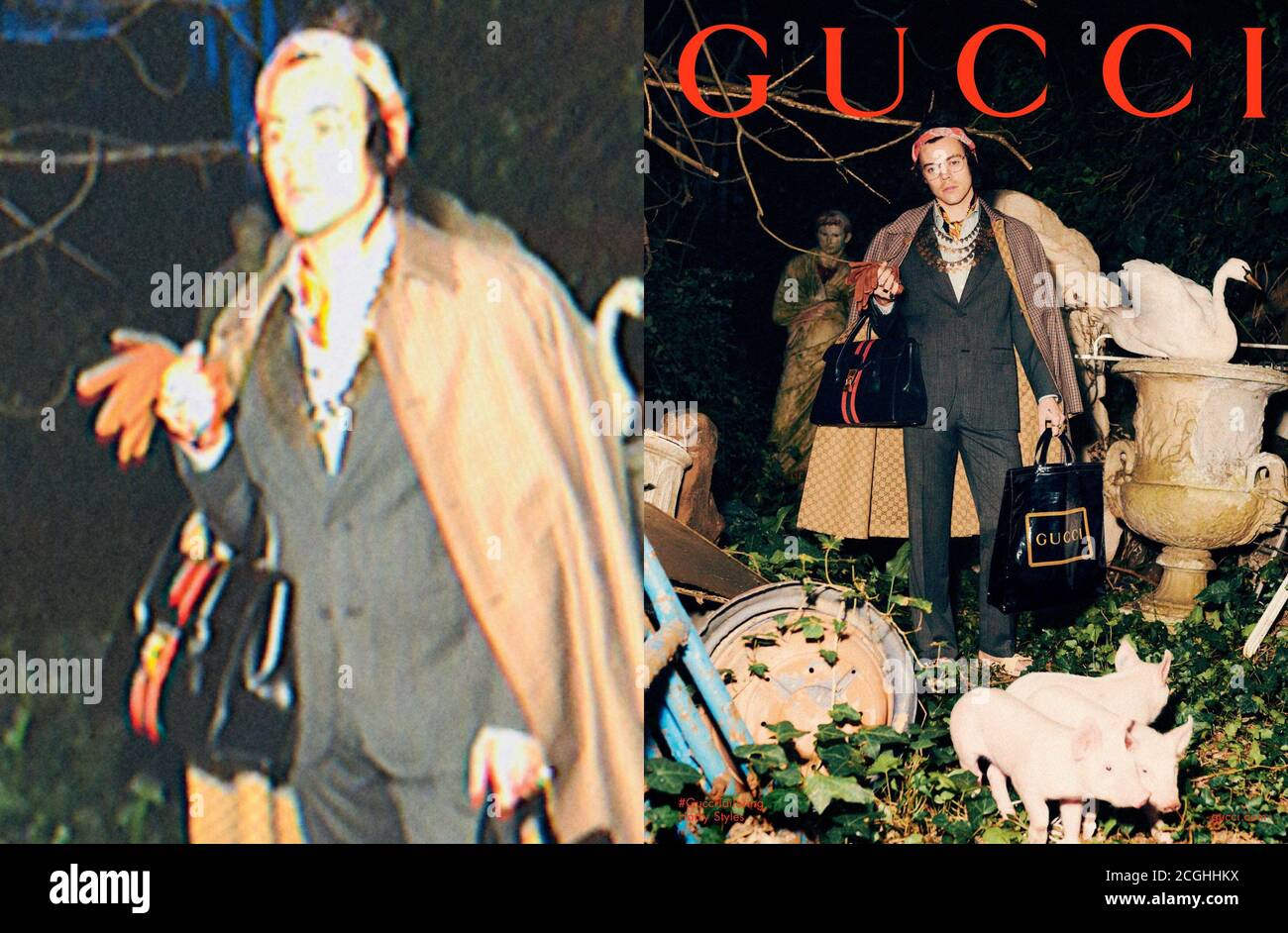 2010s UK Gucci Magazine Advert Stock Photo - Alamy