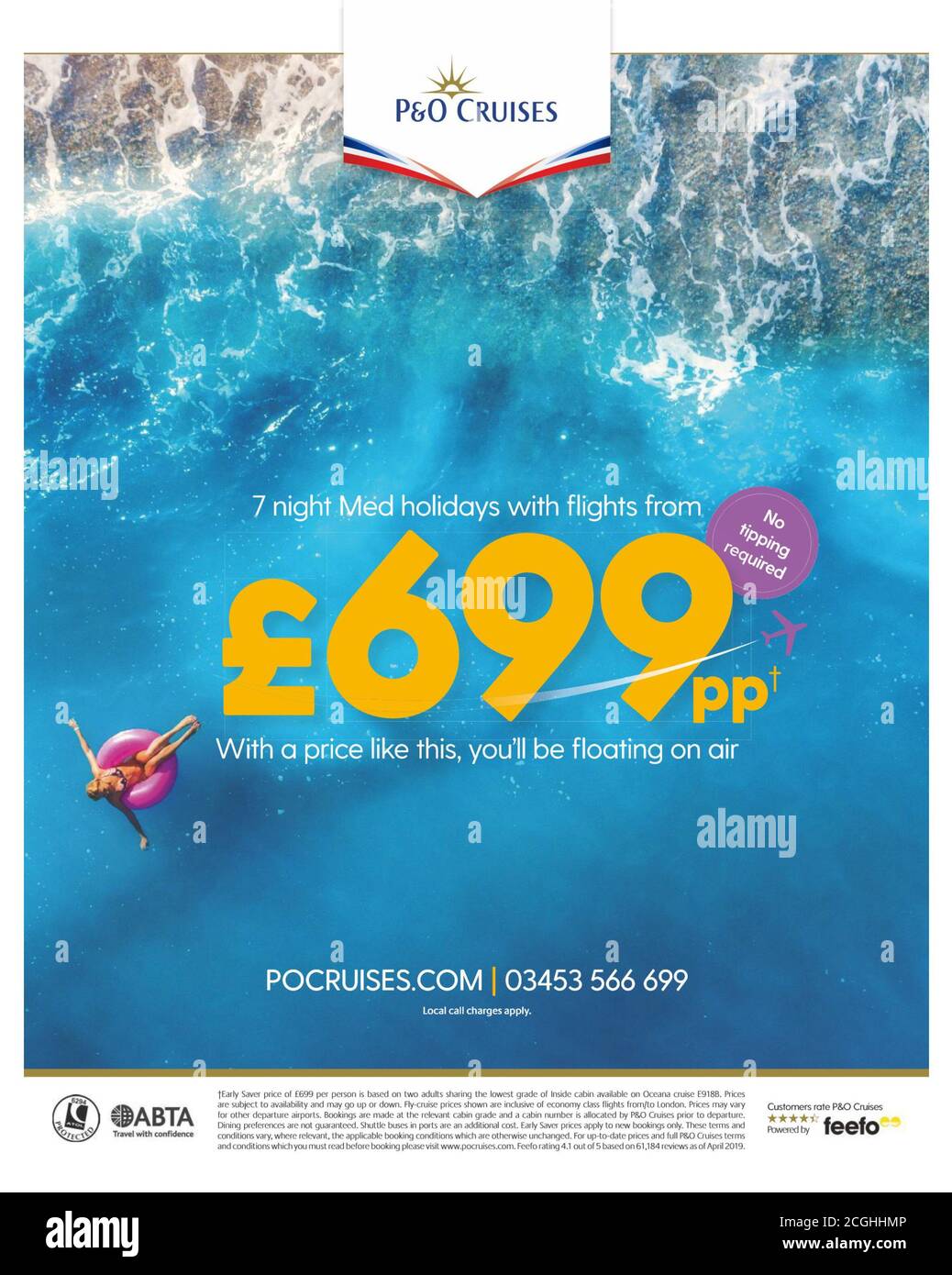 2010s UK P&O Magazine Advert Stock Photo - Alamy