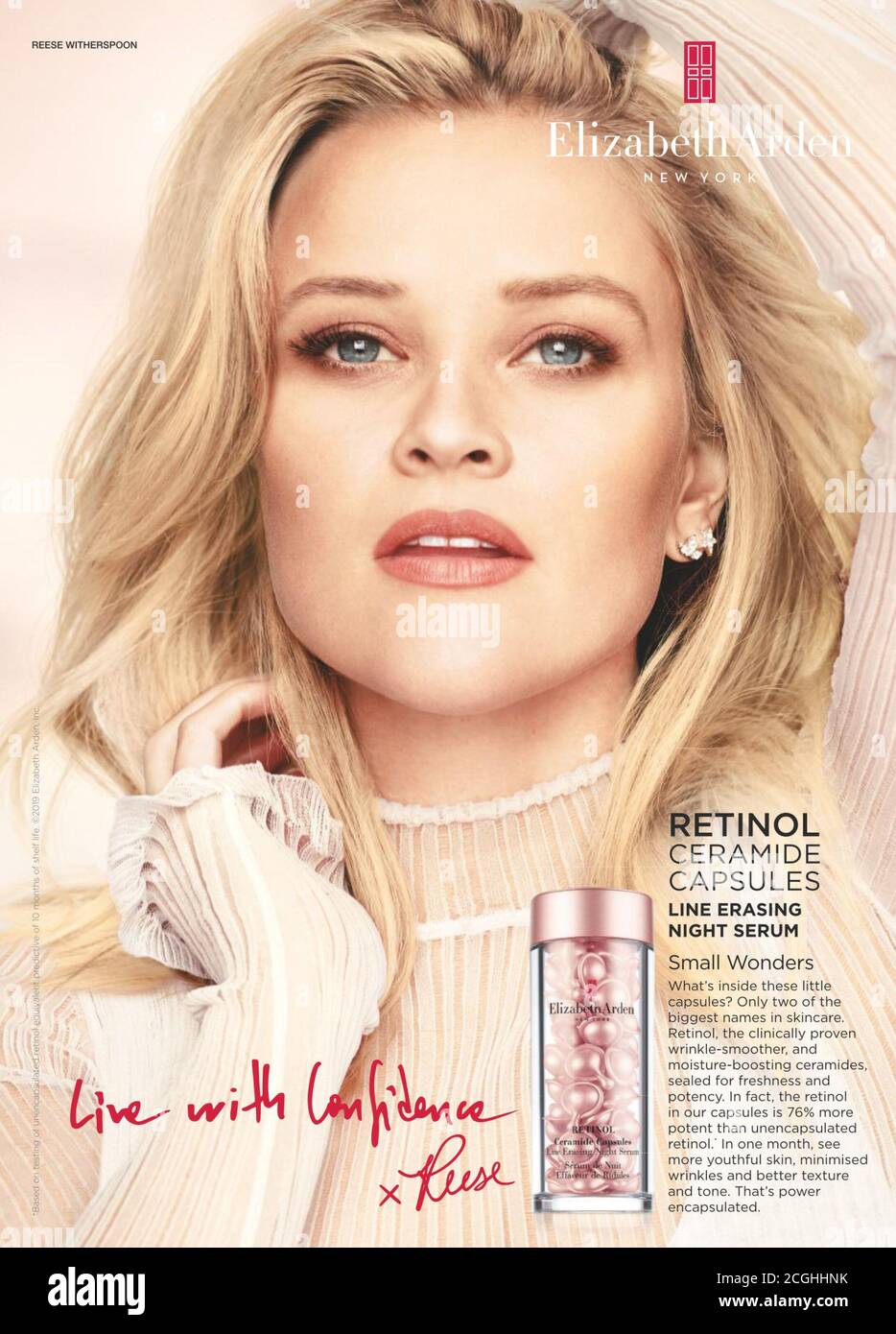 2010s UK Elizabeth Arden Magazine Advert Stock Photo - Alamy