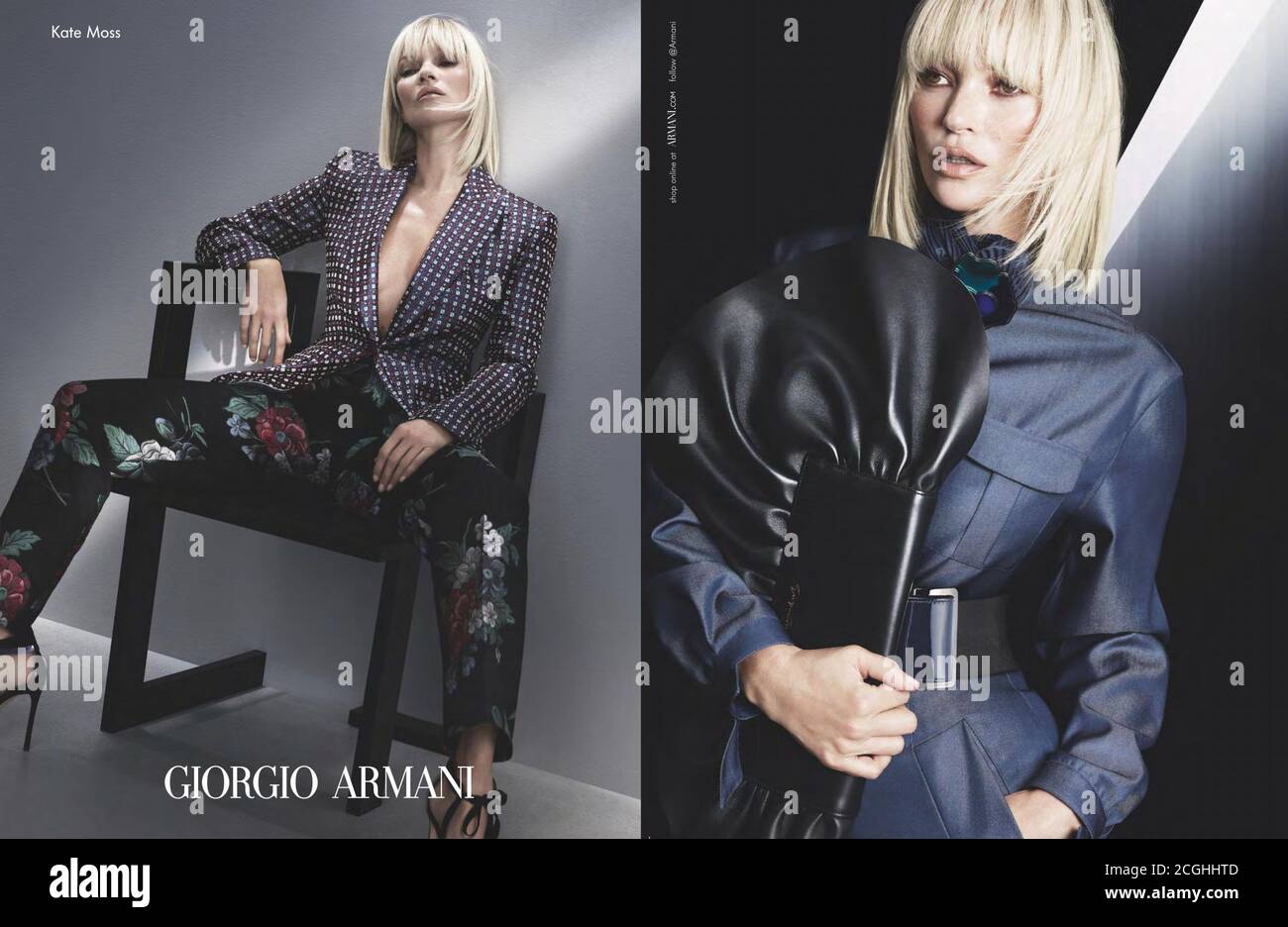 2010s UK Giorgio Armani Magazine Advert Stock Photo - Alamy