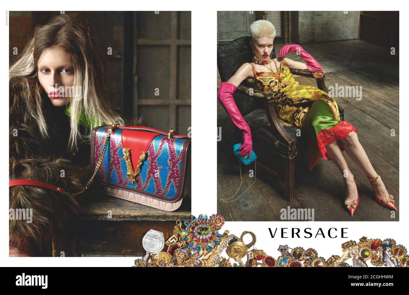 2010s UK Versace Magazine Advert Stock Photo - Alamy