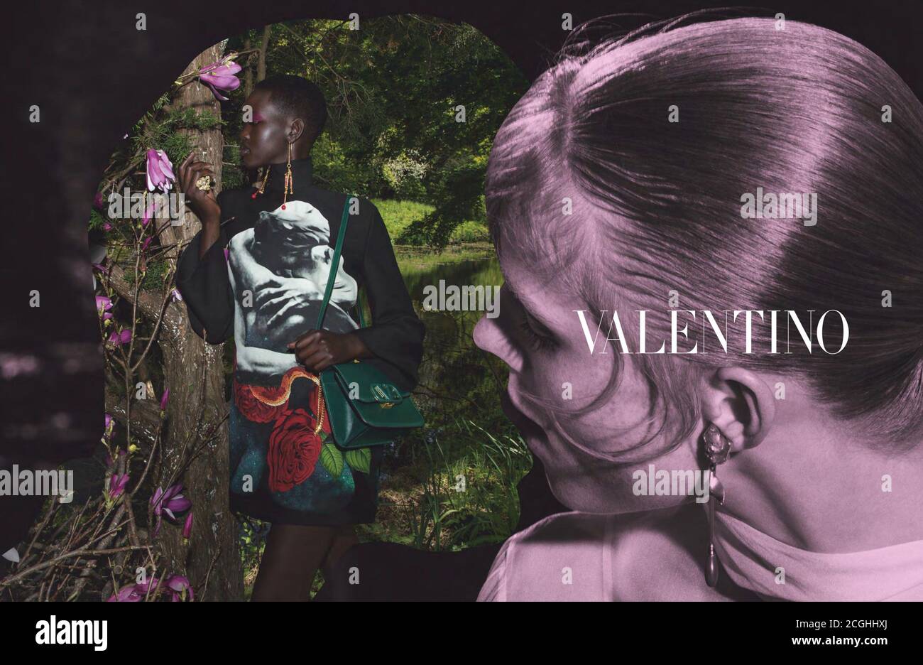 2010s UK Valentino Magazine Advert Stock Photo - Alamy