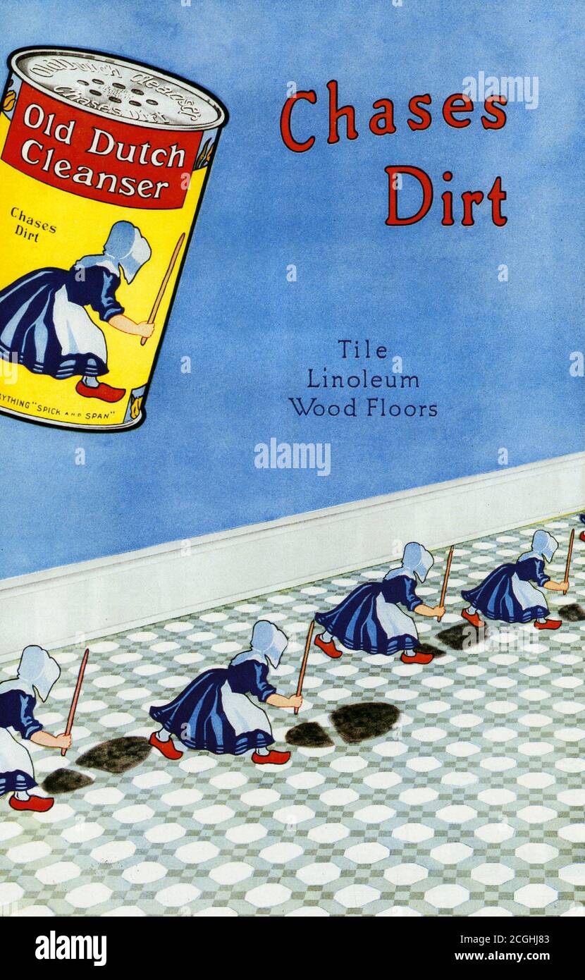 1910s UK Old Dutch Magazine Advert Stock Photo - Alamy