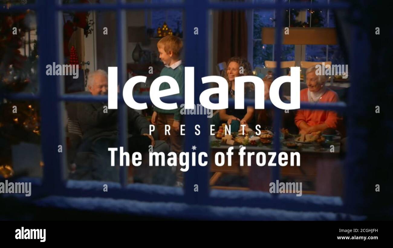 2010s UK Iceland TV Advert (Grab Stock Photo - Alamy