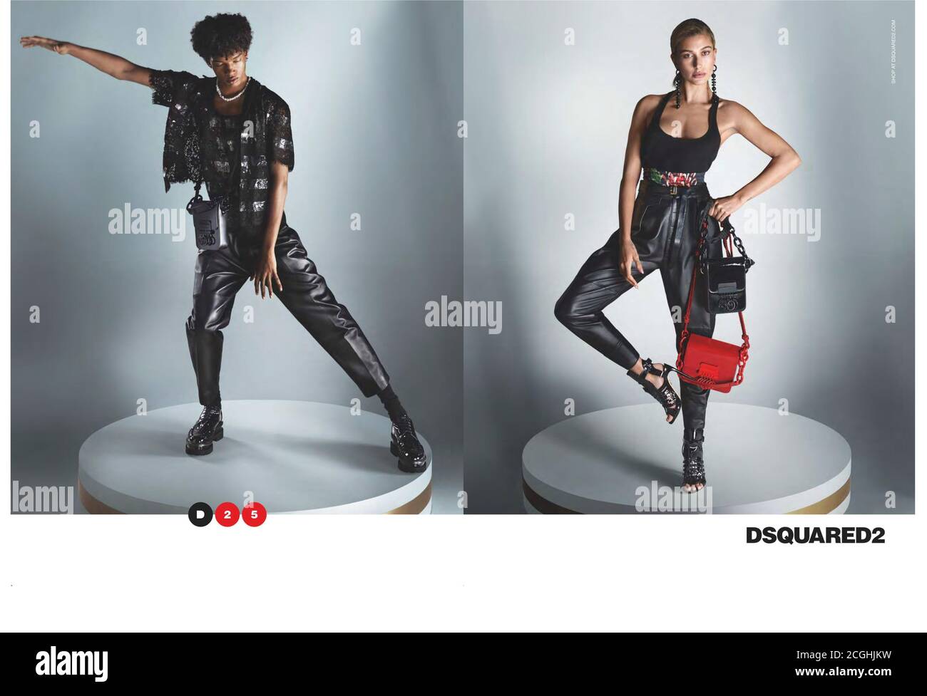 2010s UK Dsquared2 Magazine Advert Stock Photo - Alamy
