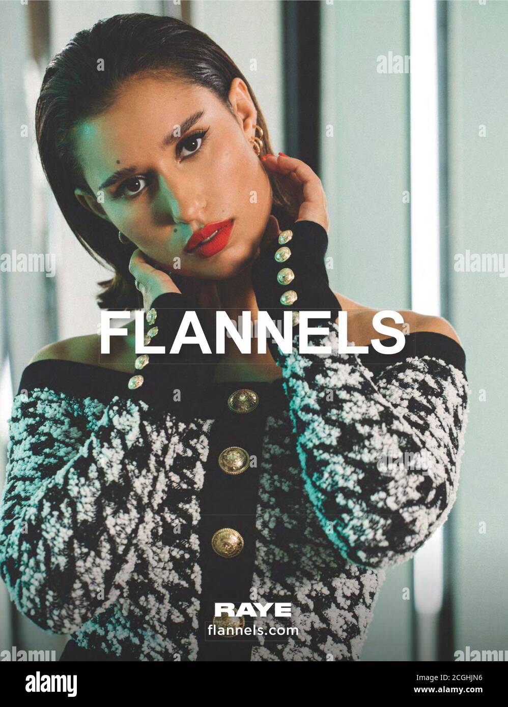 2010s UK Flannels Magazine Advert Stock Photo - Alamy