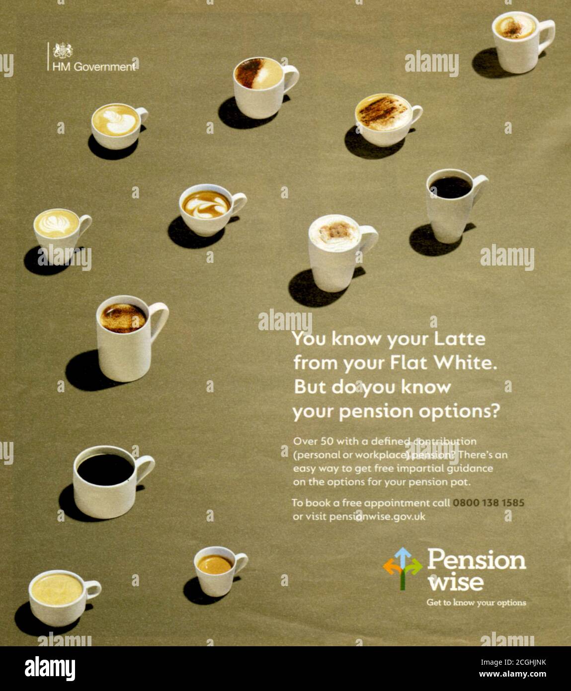 2010s UK Pension Wise Magazine Advert Stock Photo - Alamy