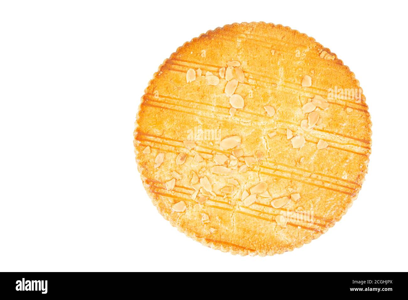 butter shortbread cookies on white background Stock Photo - Alamy