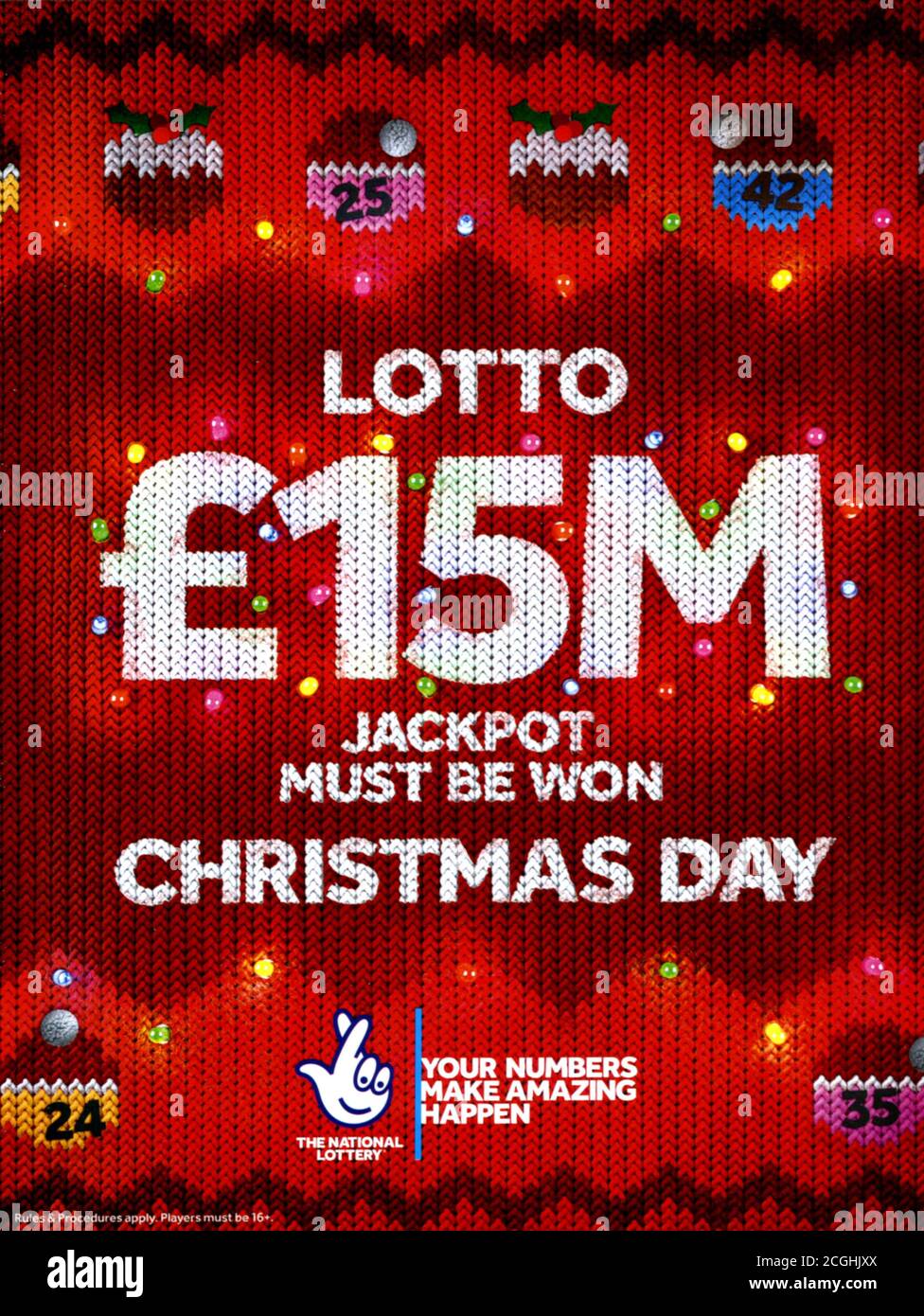 2010s UK The National Lottery Magazine Advert Stock Photo - Alamy