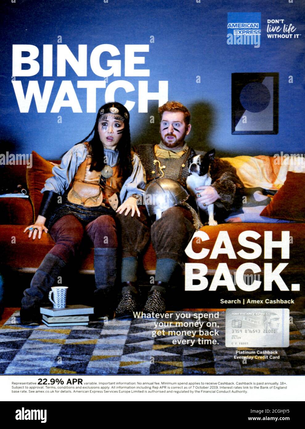 2010s UK American Express Magazine Advert Stock Photo - Alamy