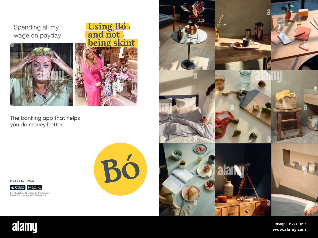 2020s UK Bó Magazine Advert Stock Photo - Alamy