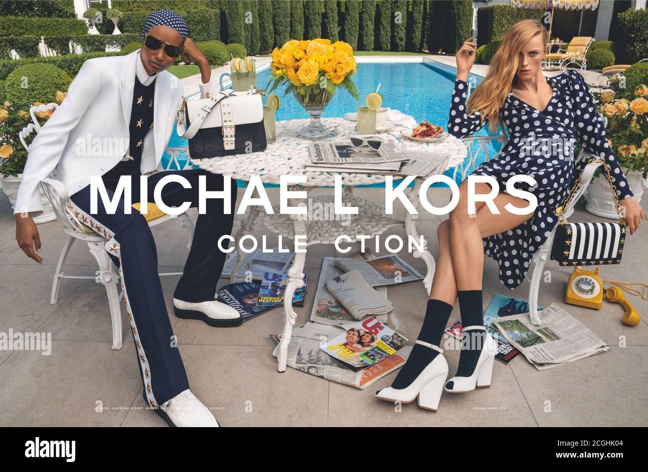 2020s UK Michael Kors Magazine Advert Stock Photo - Alamy