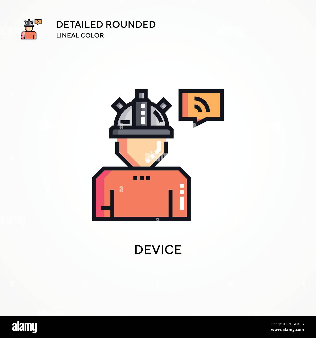 Device vector icon. Modern vector illustration concepts. Easy to edit ...