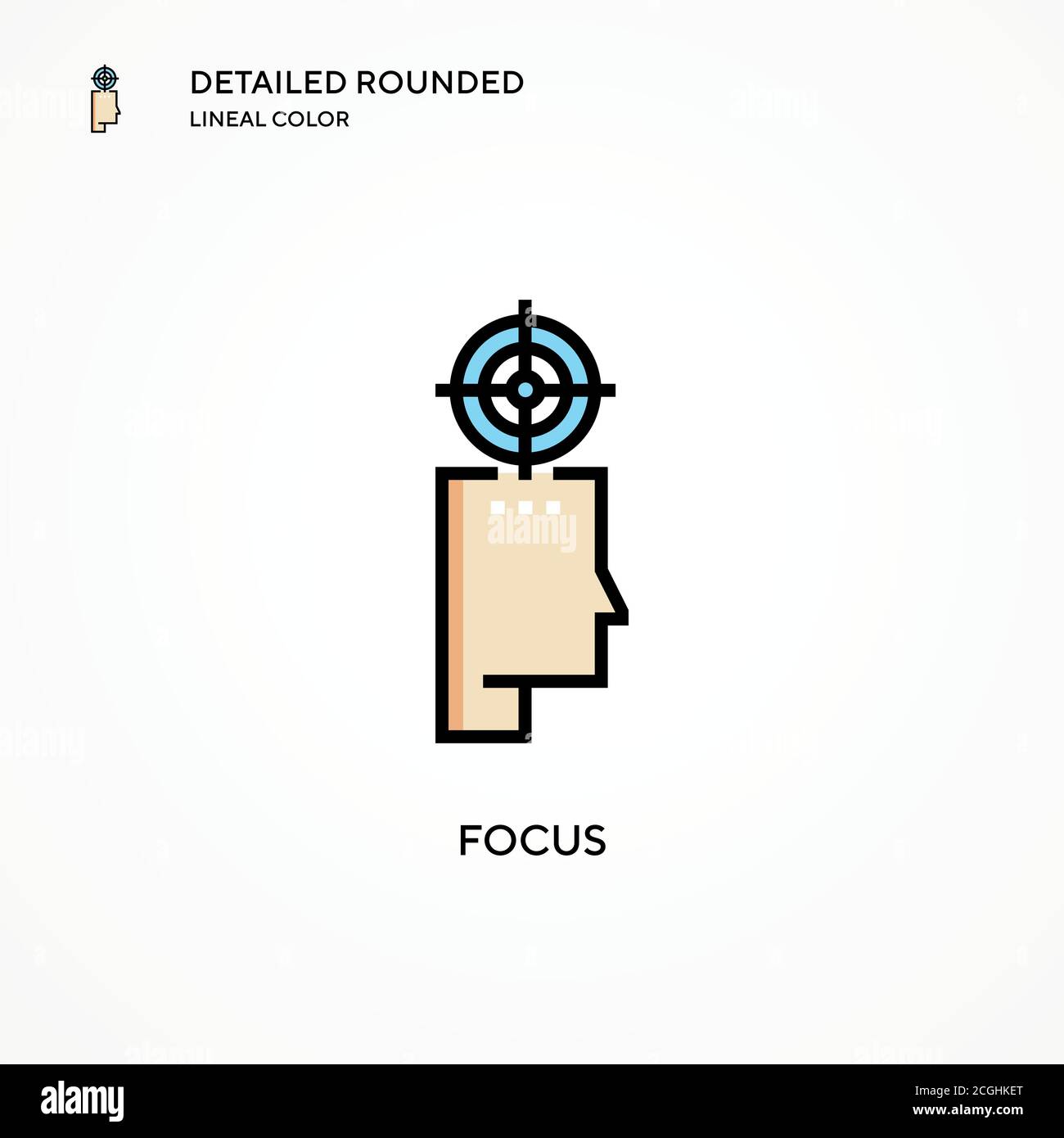 Focused view Stock Vector Images - Alamy