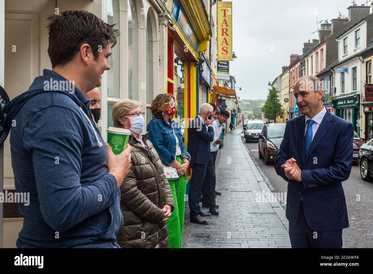 Clonakilty, West Cork, Ireland. 11th Sep, 2020. An Taoiseach Micheál ...