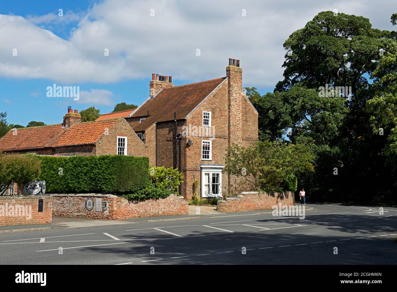 The village of Bishopthorpe, near York, North Yorkshire, England UK ...