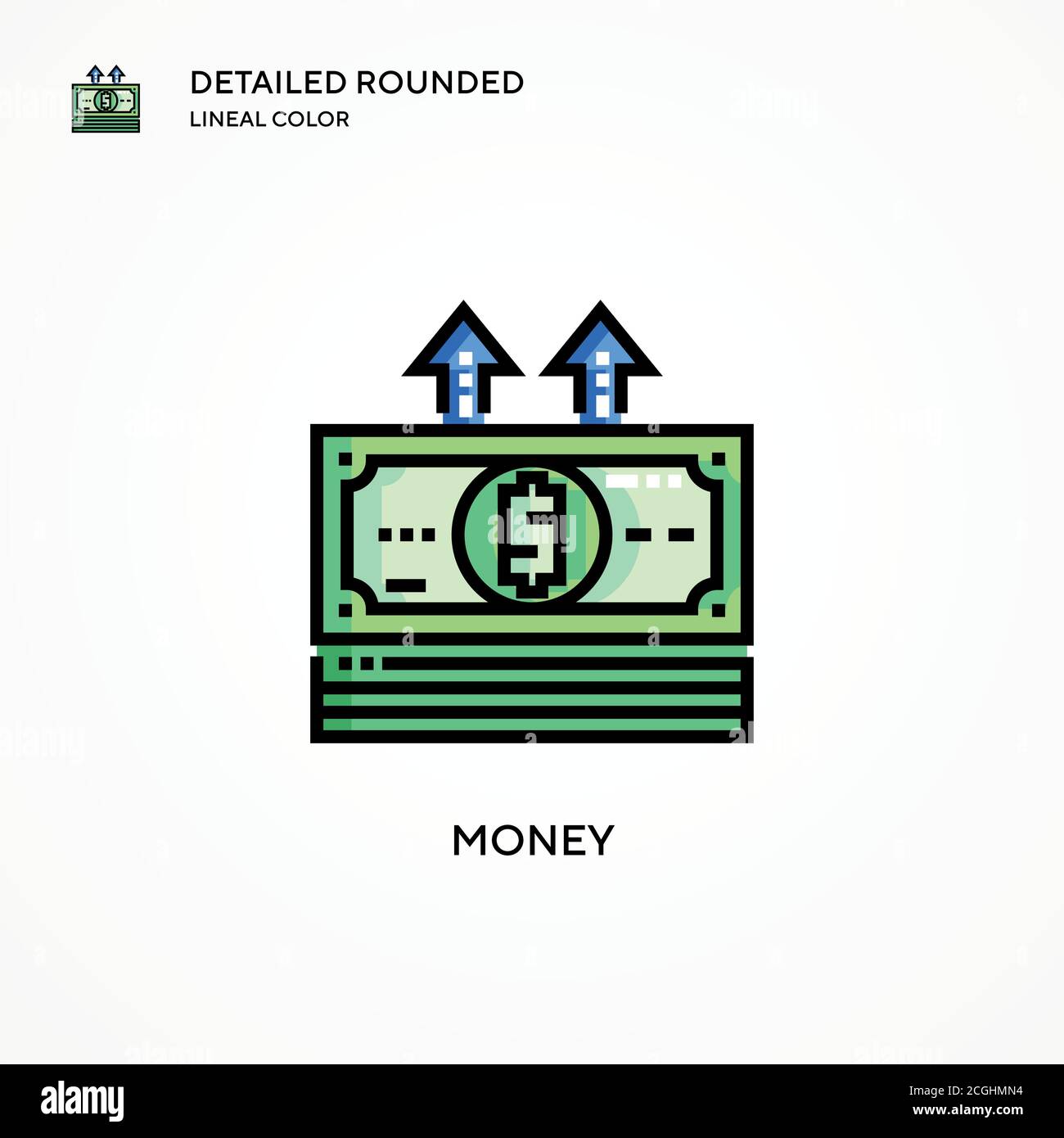 Money vector icon. Modern vector illustration concepts. Easy to edit ...
