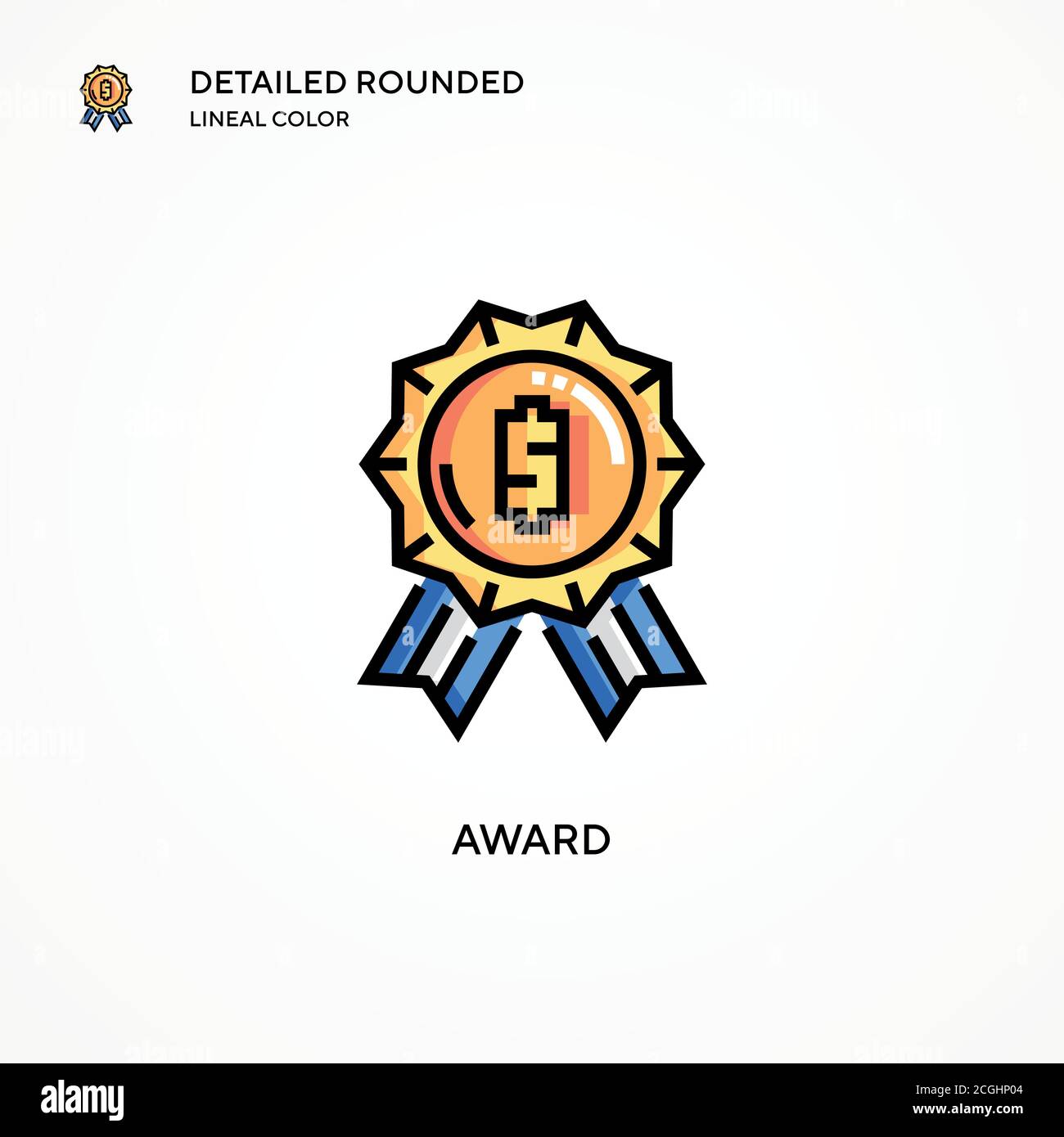 Award vector icon. Modern vector illustration concepts. Easy to edit ...