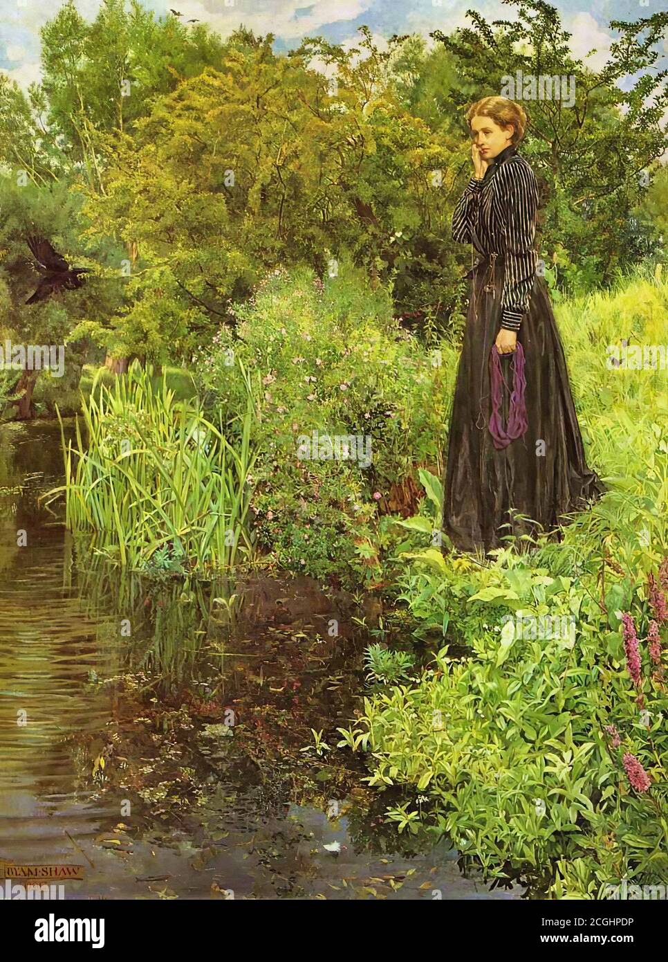 Last Summer Things Were Greener, Byam Shaw, 1901 : r/redscarepod