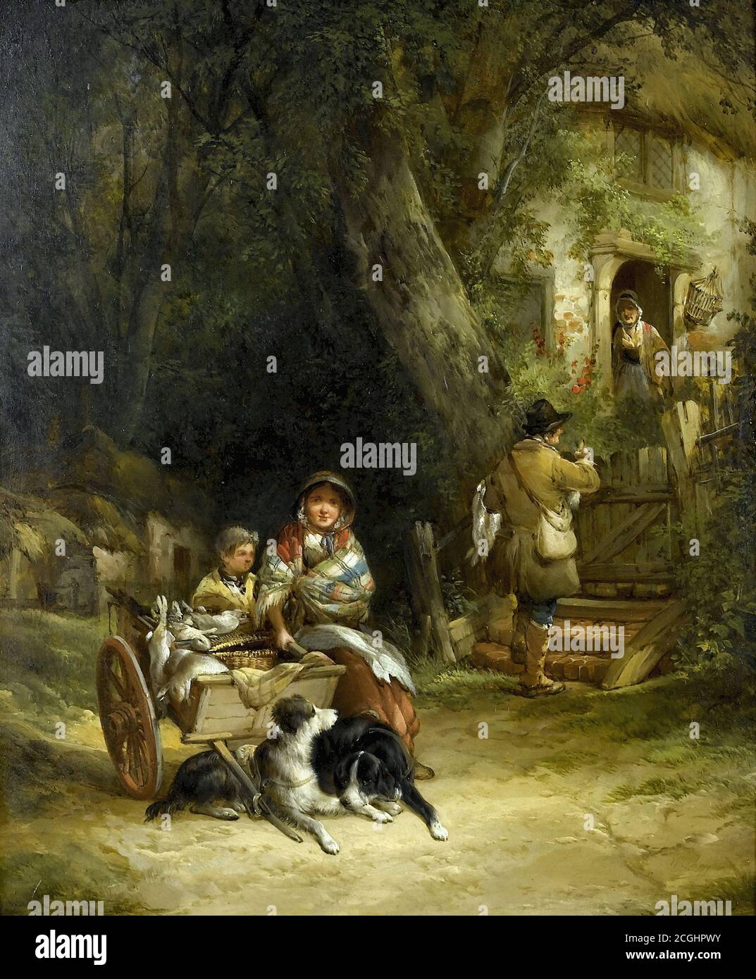 Shayer I William - a Rabbit Seller in the New Forest - British School ...