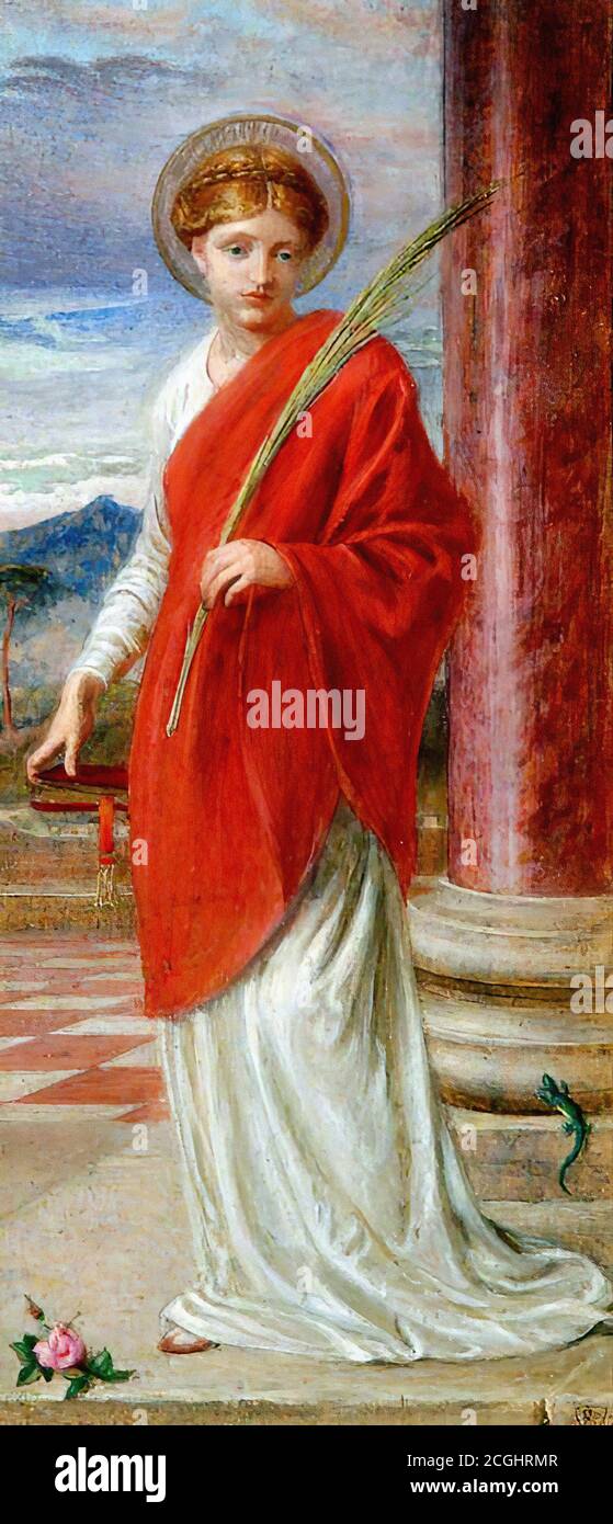 Shields Frederic James - Santa Bibiana - British School - 19th Century ...