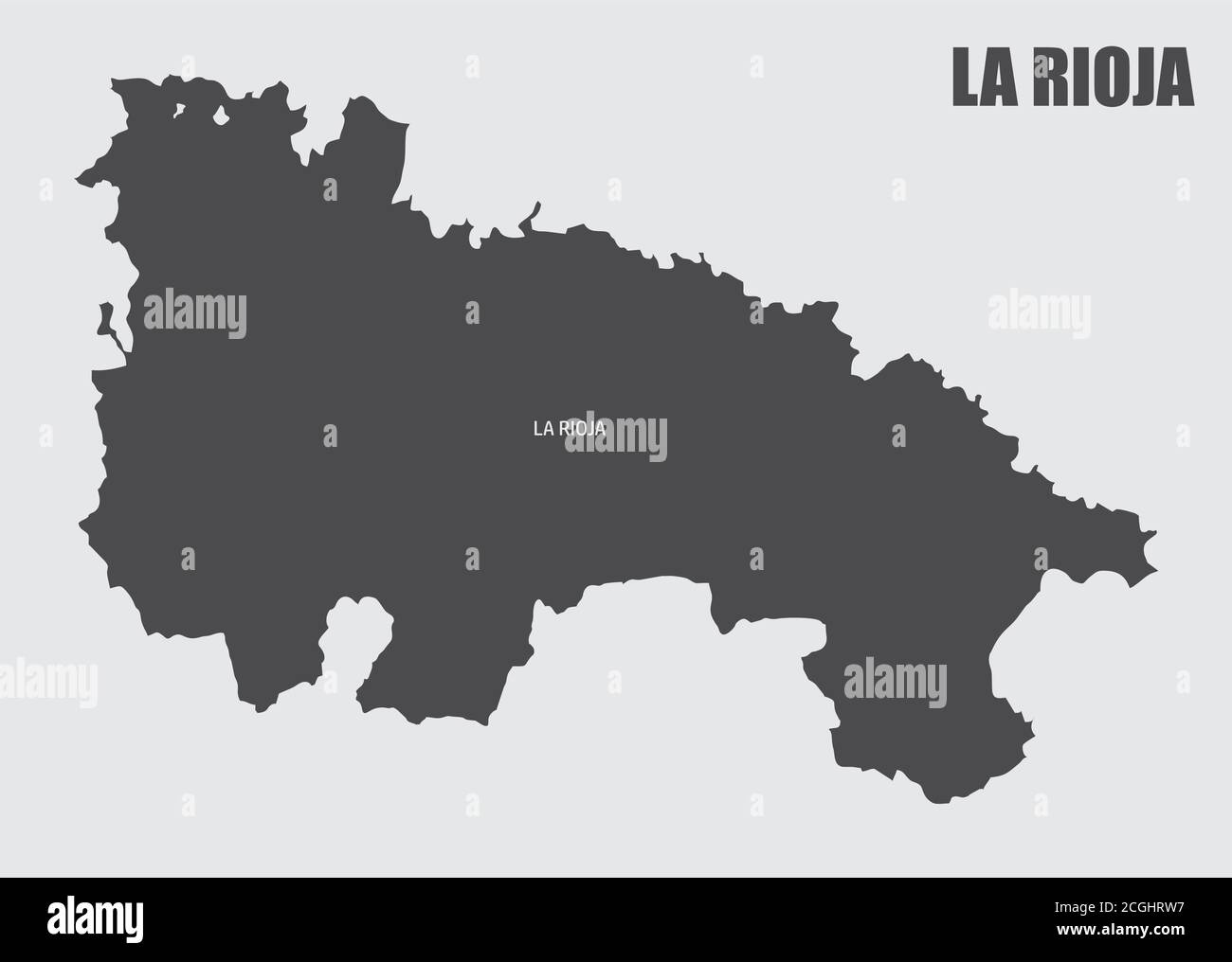 La Rioja province map Stock Vector Image & Art - Alamy