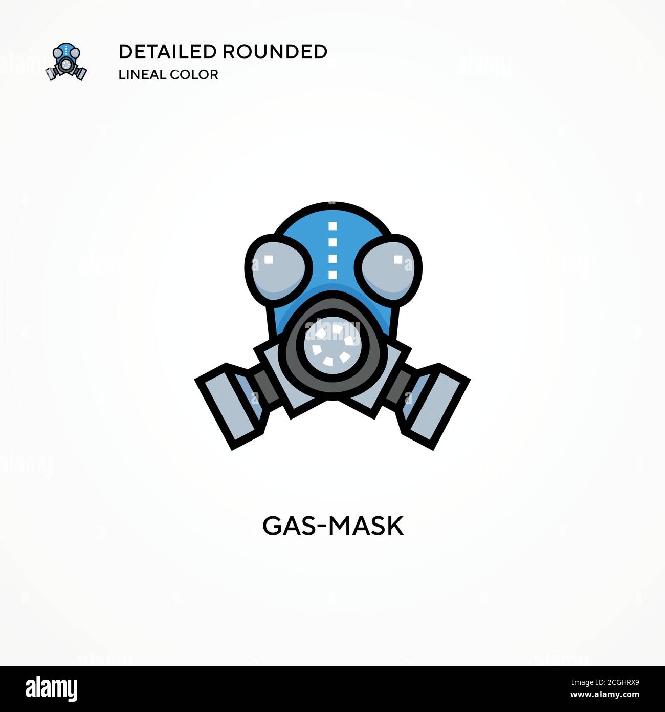 Gas Mask Logo Vector
