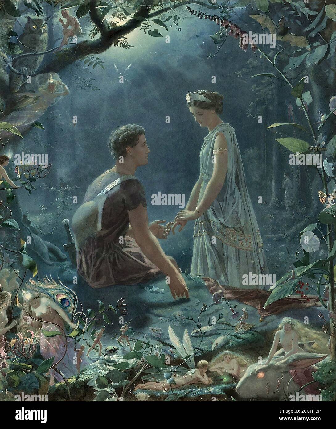 Simmons John A Midsummer Night S Dream Hermia And Lysander