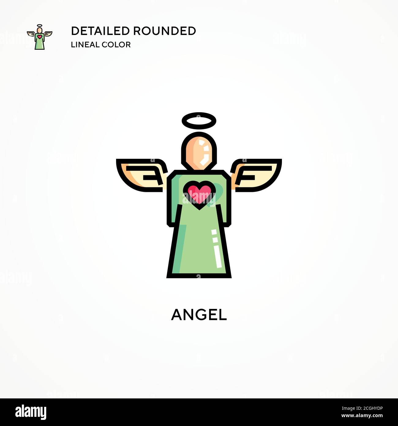 Angel vector icon. Modern vector illustration concepts. Easy to edit ...