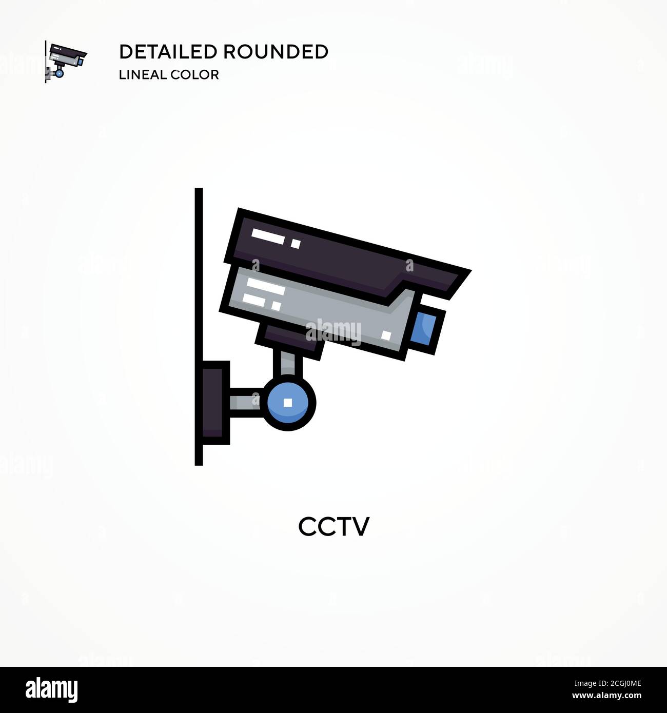 Cctv vector icon. Modern vector illustration concepts. Easy to edit and ...