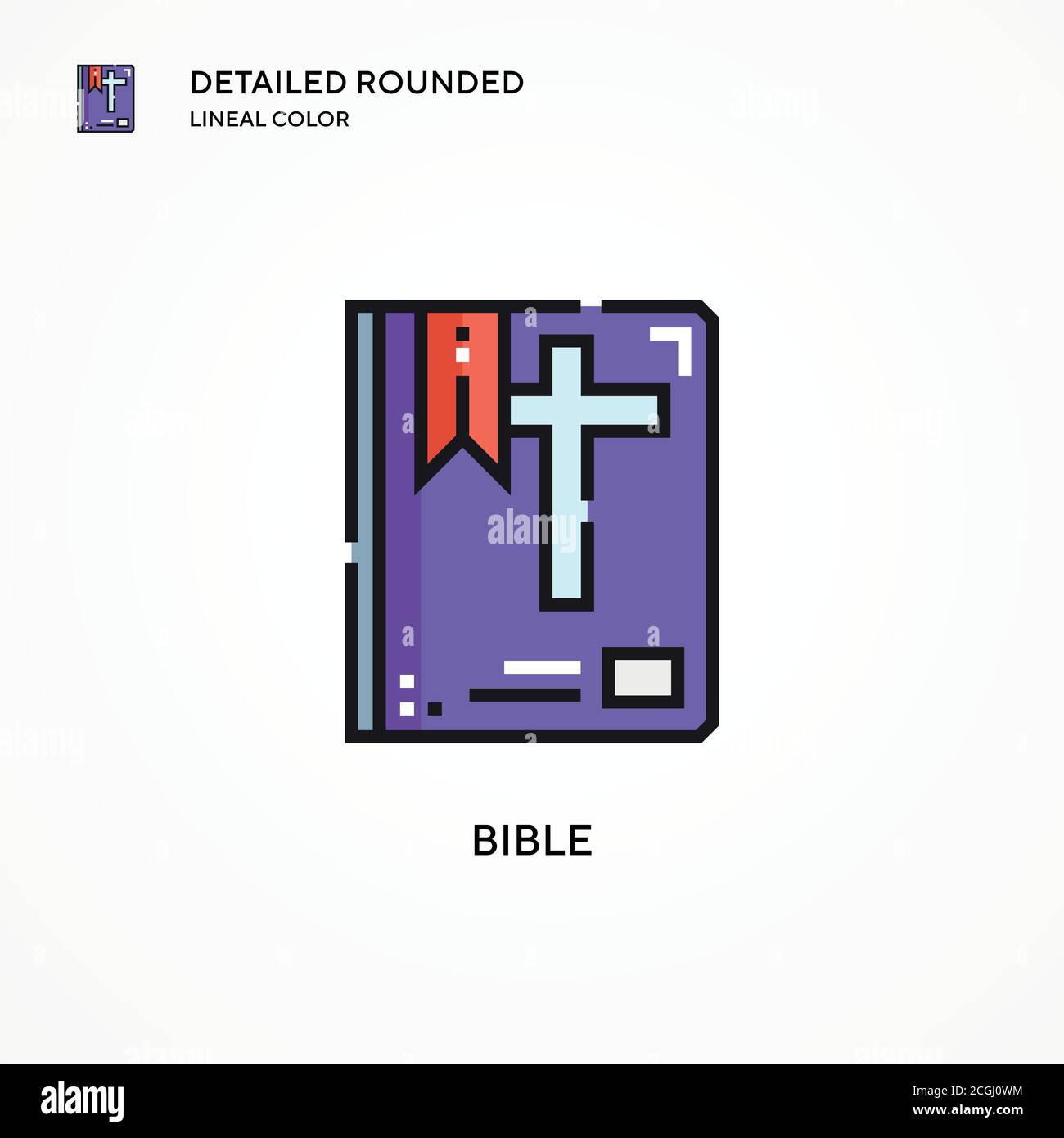 Bible vector icon. Modern vector illustration concepts. Easy to edit ...