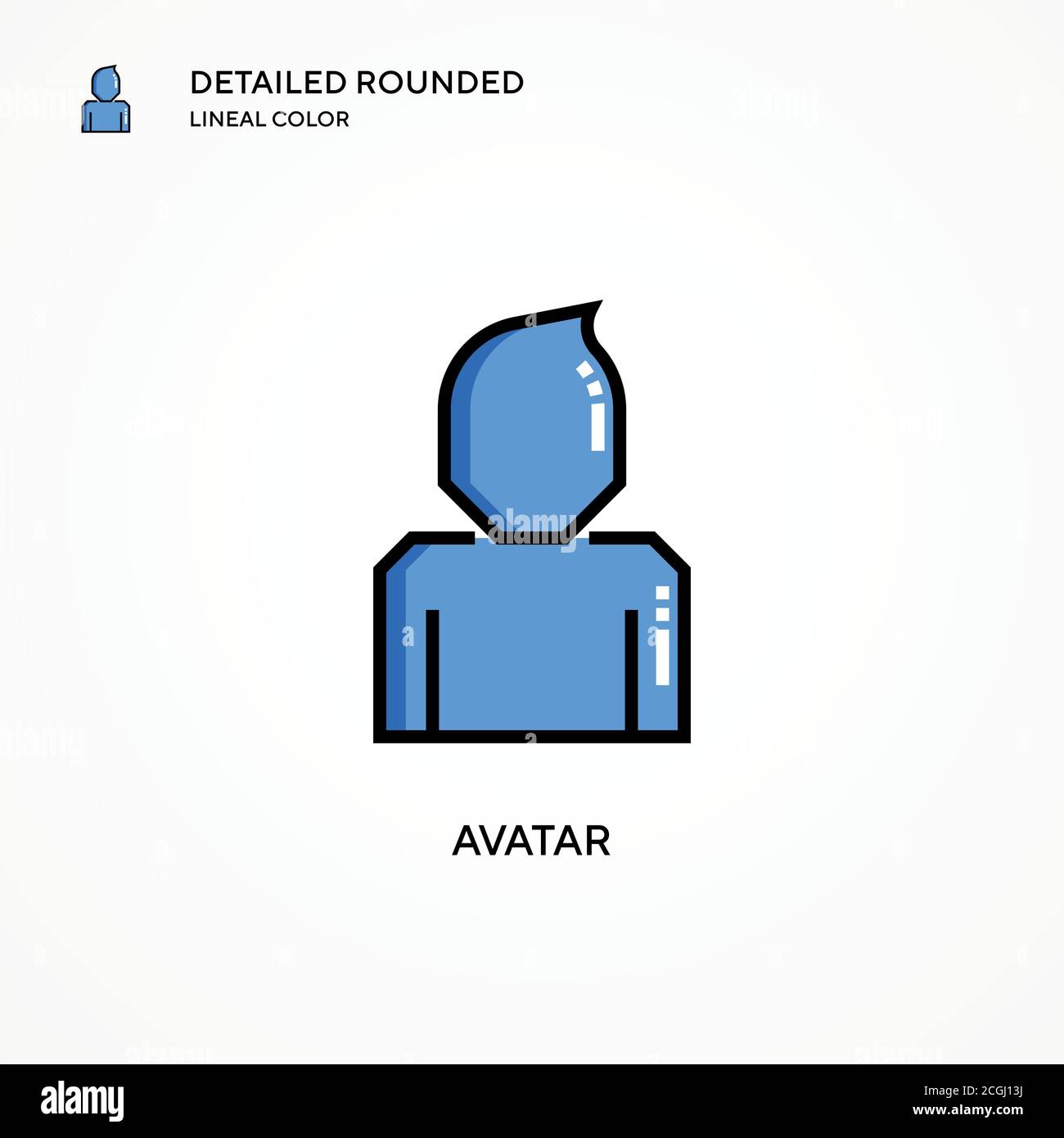 Avatar vector icon. Modern vector illustration concepts. Easy to edit ...