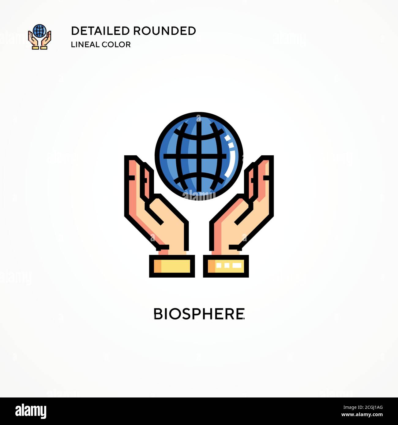Biosphere background Stock Vector Images - Alamy
