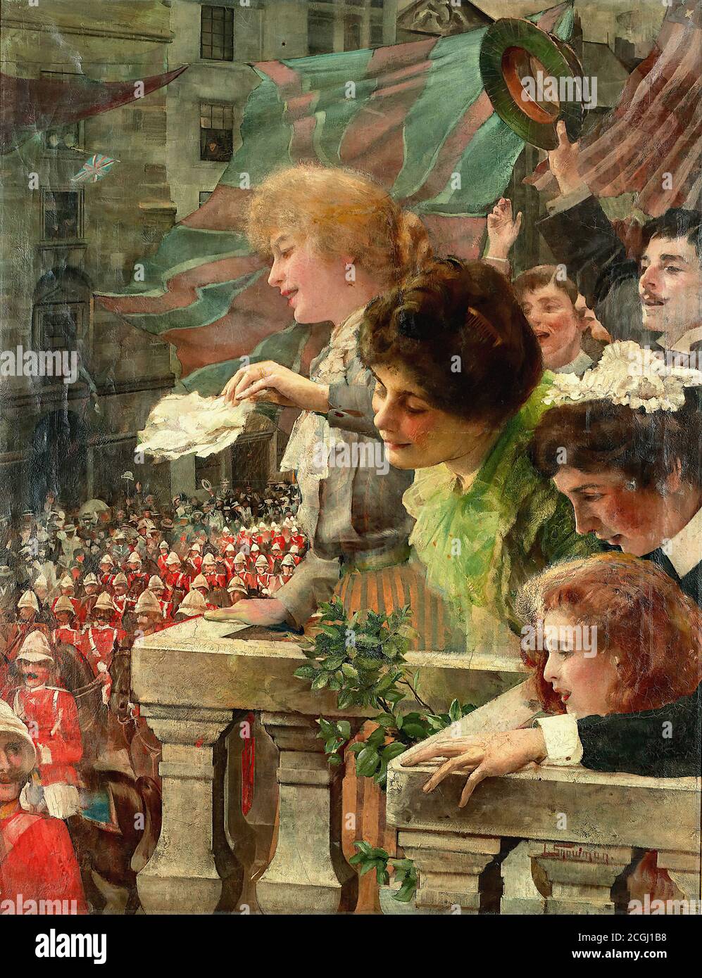 Snowman Isaac - the Cavalry Is Greeted Back - British School - 19th ...