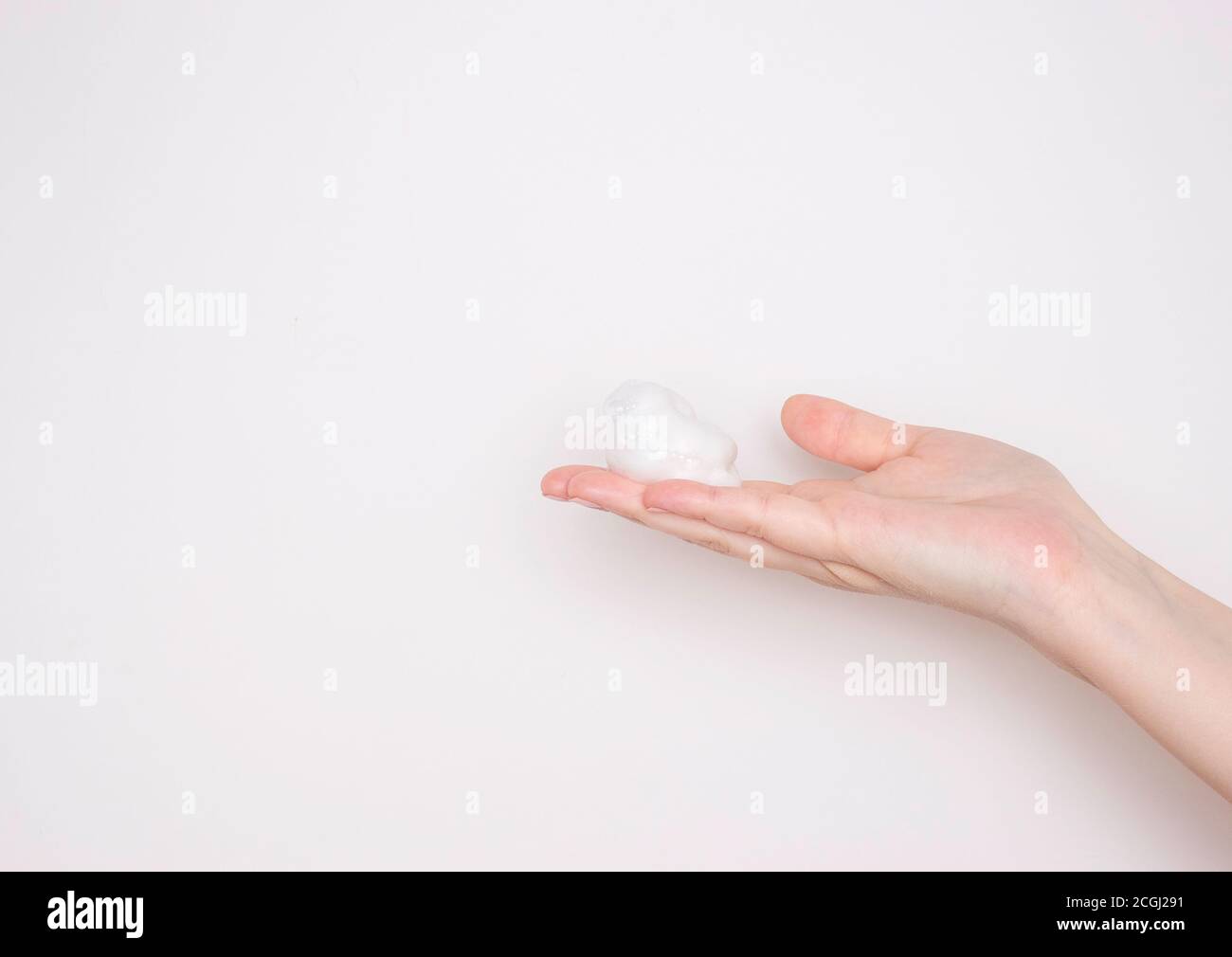 Hair mousse finger hi-res stock photography and images - Alamy