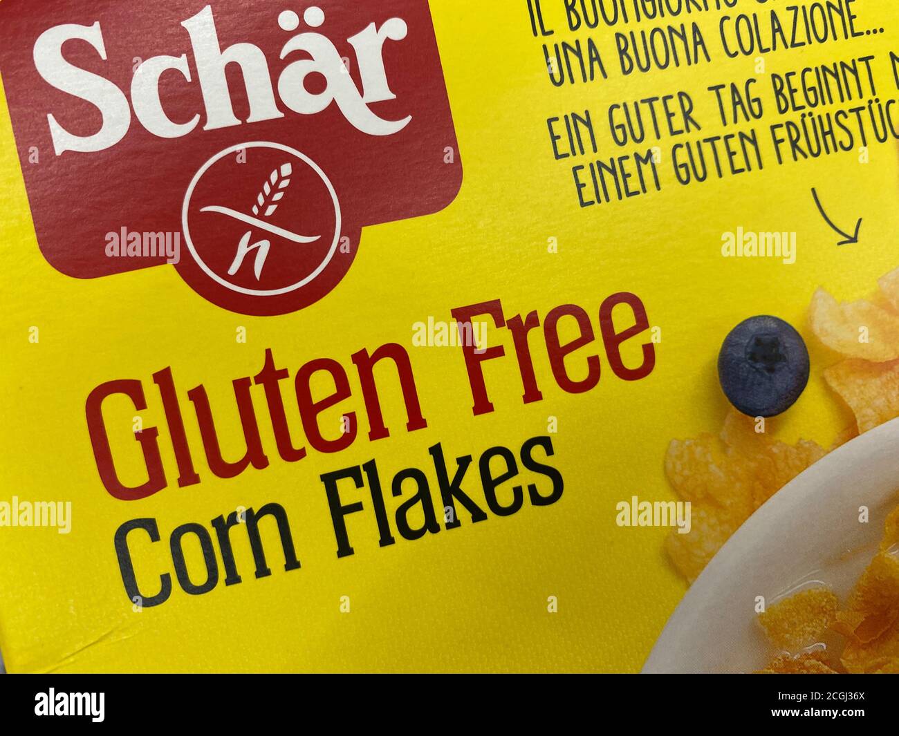 Viersen, Germany - July 9. 2020: View on isolated box schar gluten free ...