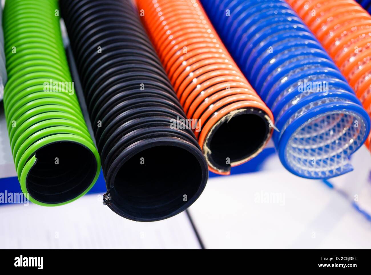 flexible duct hose tubing multicolor used in industrial applications ...