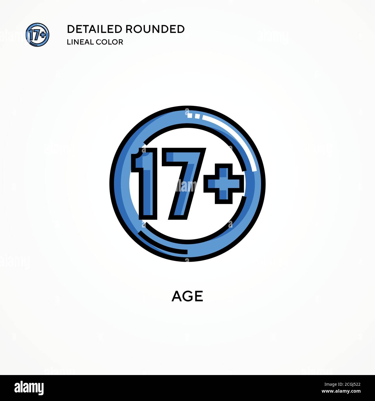 Age vector icon. Modern vector illustration concepts. Easy to edit and ...