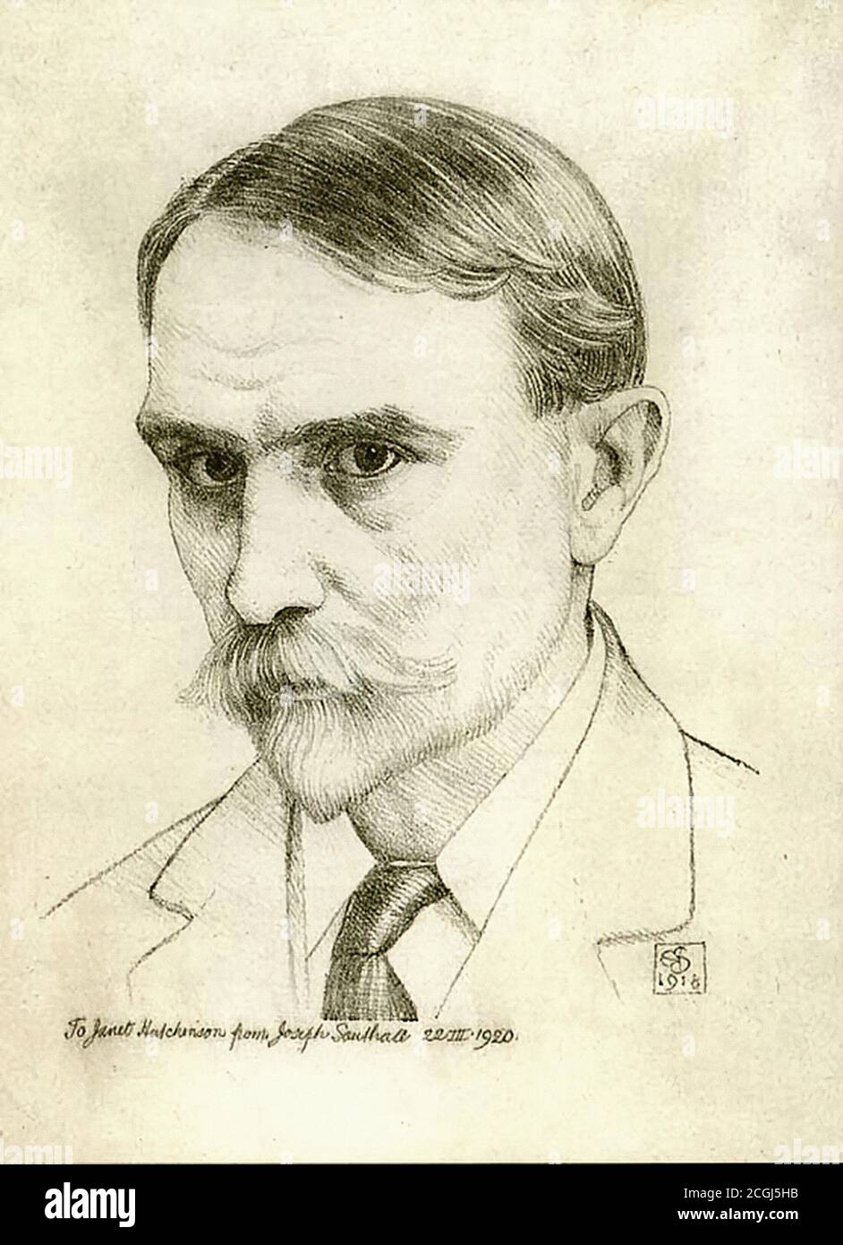 Southall Joseph Edward - Self Portrait - British School - 19th Century ...