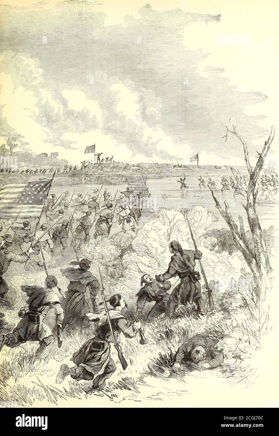 . Frank Leslie's scenes and portraits of the Civil War ... . BATTLE OF ...