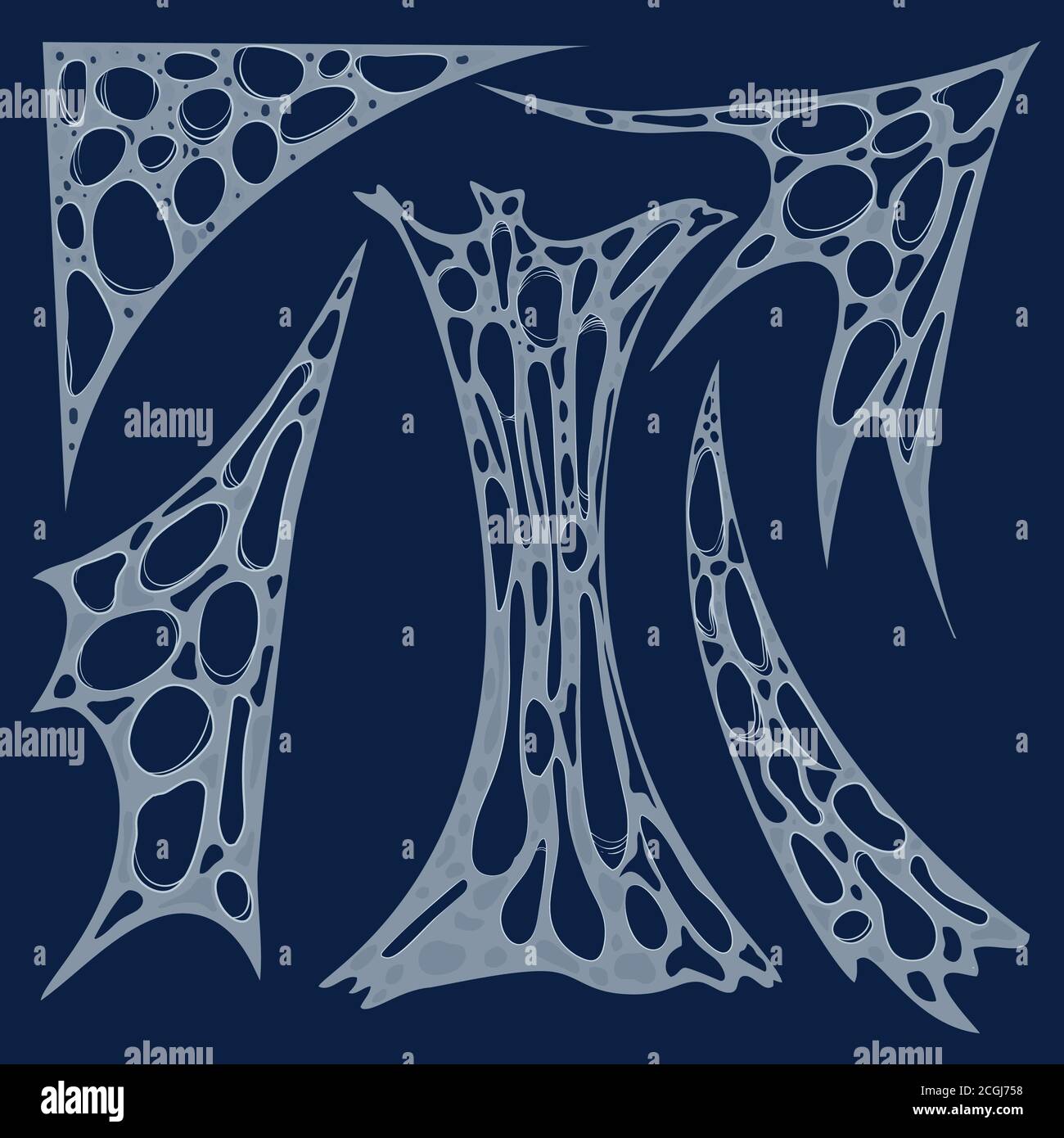 Cobweb spider web isolated Stock Vector Images - Alamy
