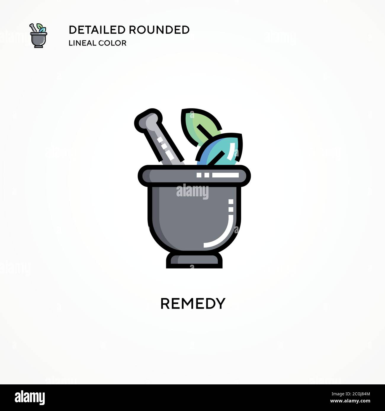 Remedy vector icon. Modern vector illustration concepts. Easy to edit ...