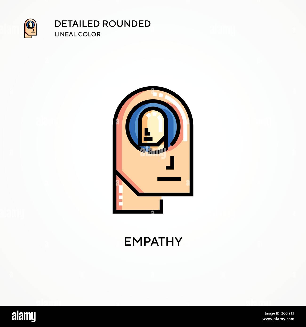 Empathy vector icon. Modern vector illustration concepts. Easy to edit ...