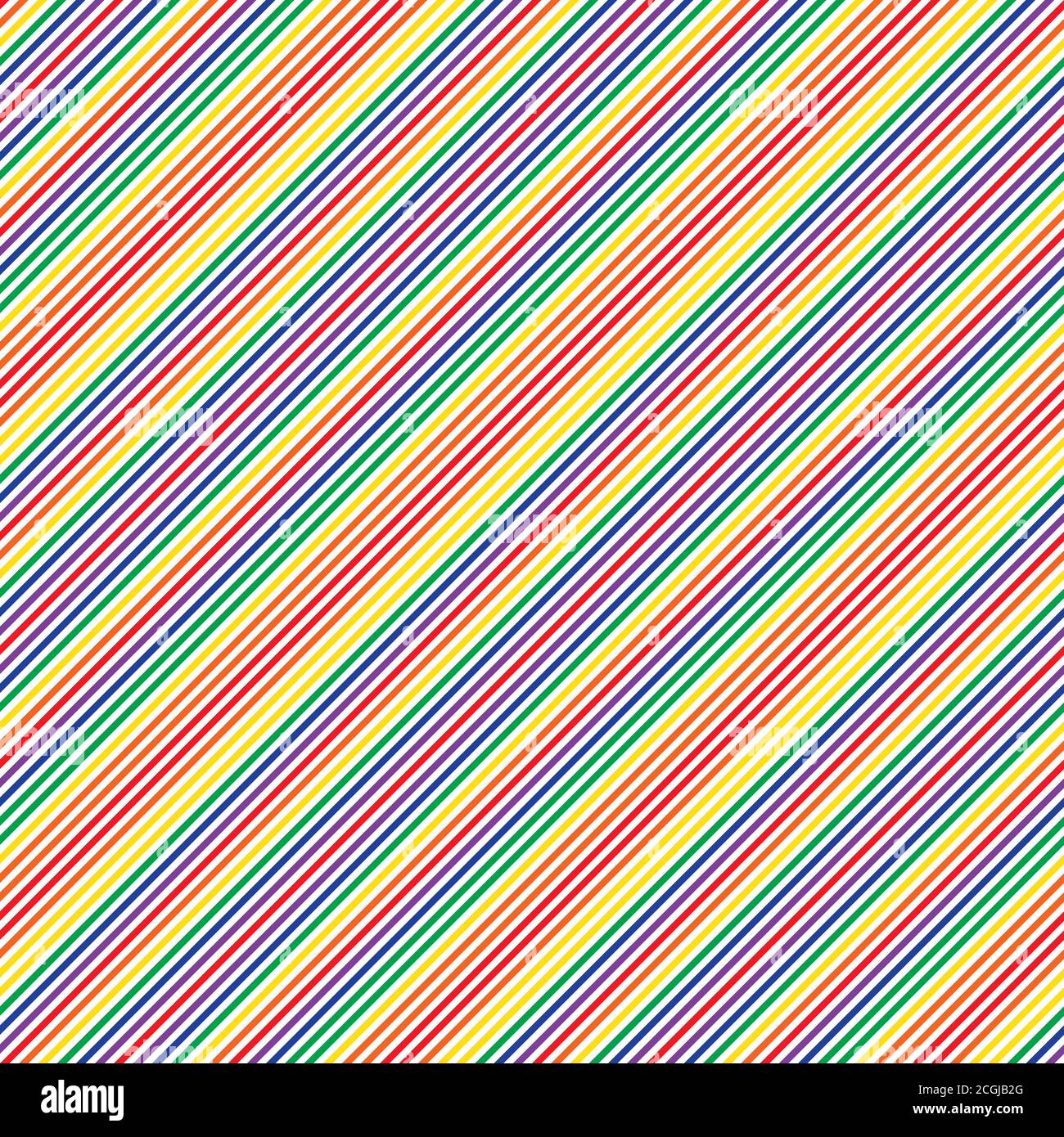 Rainbow striped seamless pattern background suitable for fashion ...