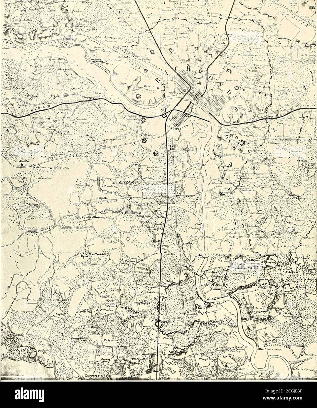 Map of miles washington hi-res stock photography and images - Alamy