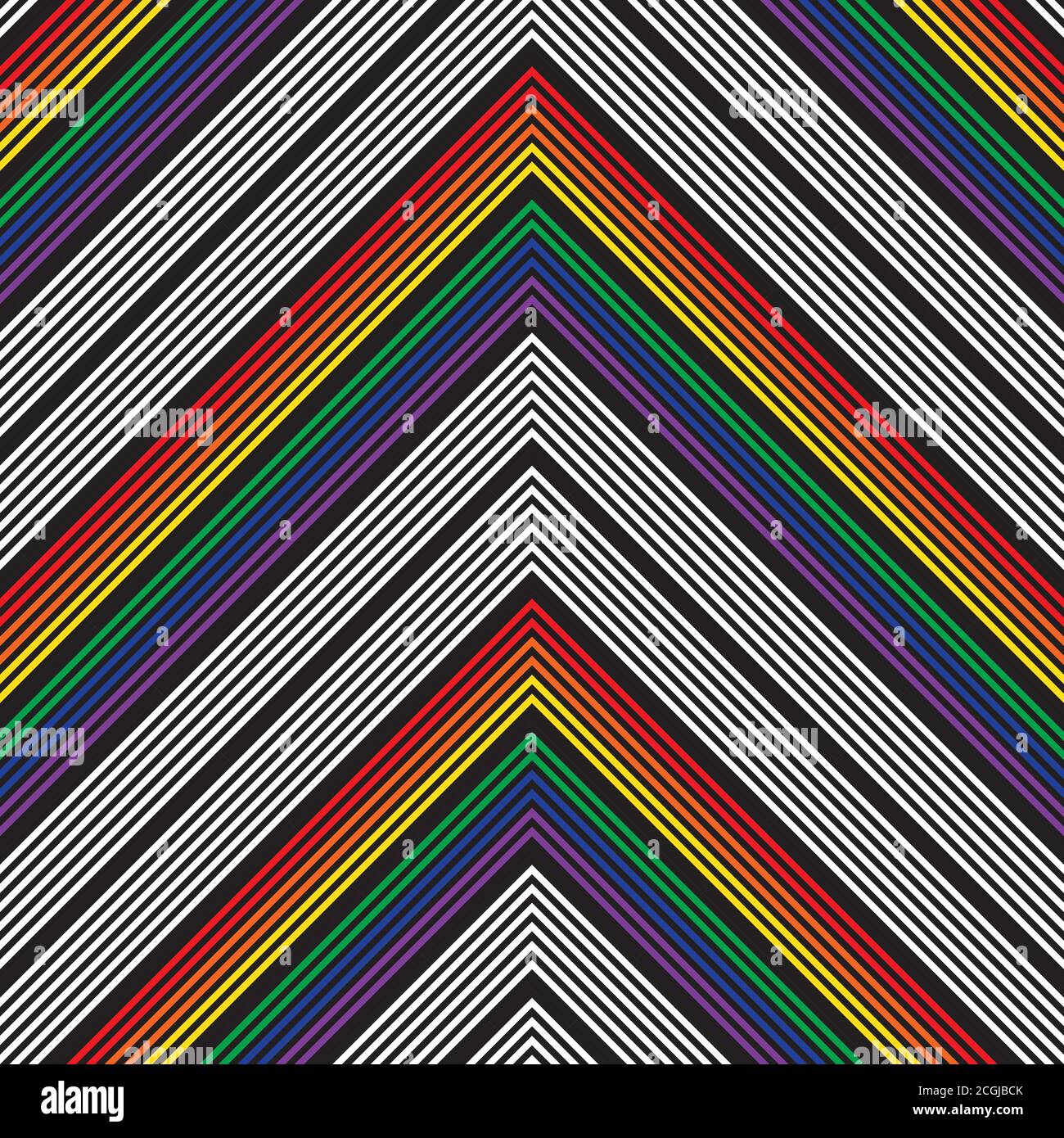 Rainbow striped seamless pattern background suitable for fashion ...