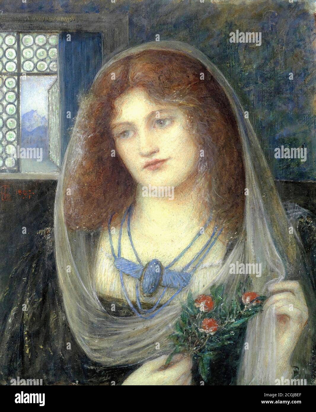 Stillman Marie Spartali - Portrait of a Woman - British School - 19th ...